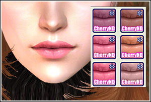 XM Sims2 free Sims 2 computer game makeup lipstick eyeshadow download