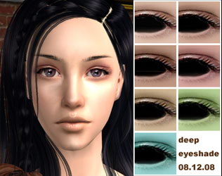 XM Sims2 free Sims 2 computer game makeup lipstick eyeshadow download